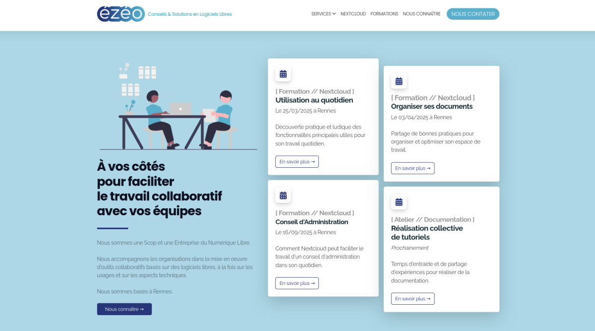 ézéo - Transition numérique vers les logiciels libres | Rennes